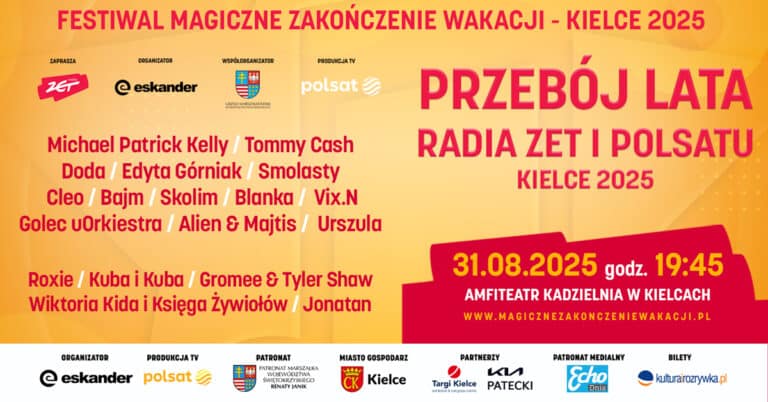 31.08.2025 Kielce • Przebój Lata Radia Zet i Polsatu - Kielce 2025 - rejestracja POLSAT ⋆ Night4U